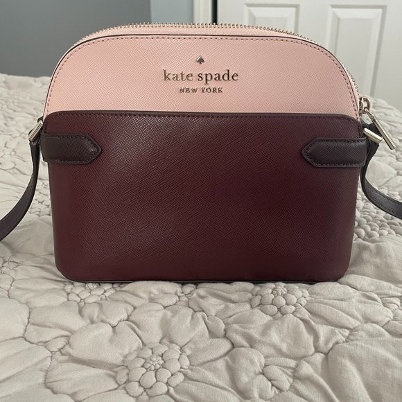 kate spade | Bags | Staci Colorblock Dome Crossbody And Matching Zip ...